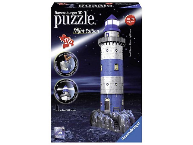 Ravensburger 3D Puzzle sa LED svetlom Svetionik 12577