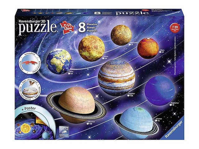 Planetarni sistem za sastavljanje - Puzzle Ravensburger 11668