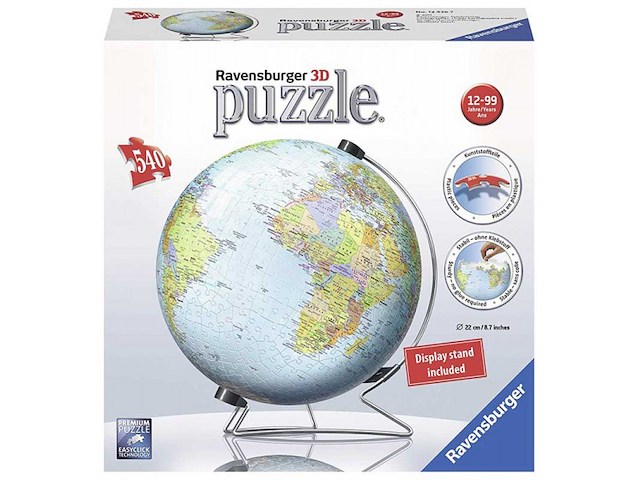 Globus za sastavljanje - Puzzle Ravensburger 12436