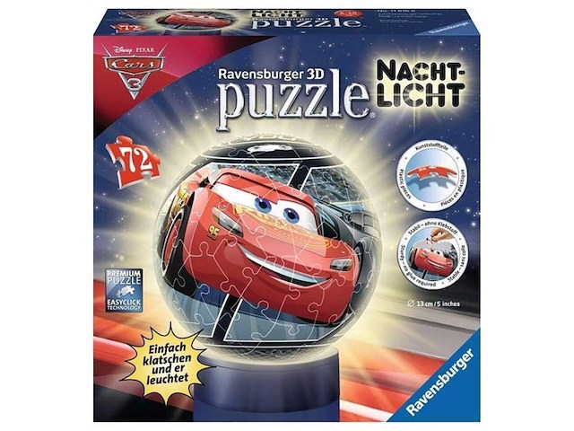 Lampa od puzli Disney Cars - Ravensburger 11816