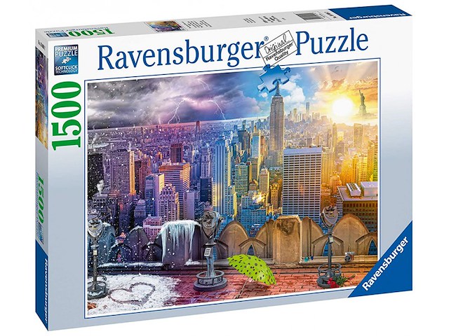 Ravensburger Slagalica 1500 delova -  Godišnja doba u Njujorku 16008