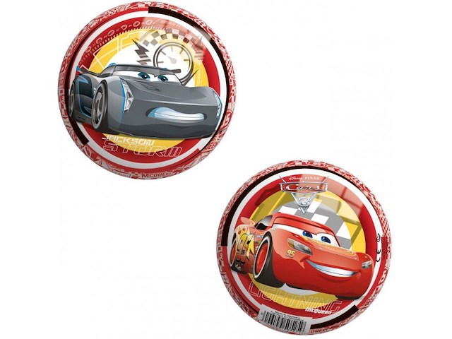 Lopta Cars 13 cm