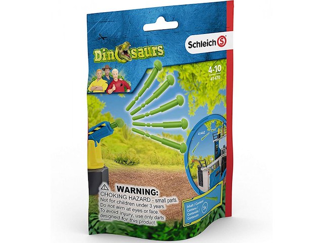 Schleich figure Dinosaurusi - Municija - strelice za uspavljivanje dinosaurusa 41470