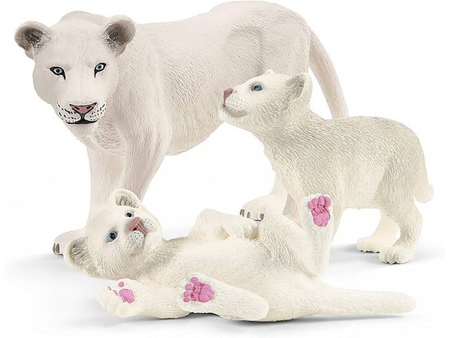 Schleich figurice Divlje životinje - Beli lavovi 42505