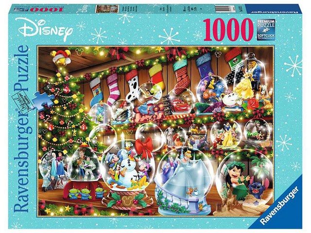 Ravensburger Puzzle slagalica 1000 delova Disney Snežne kugle 16772