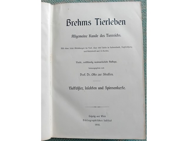 Brehms tierleben