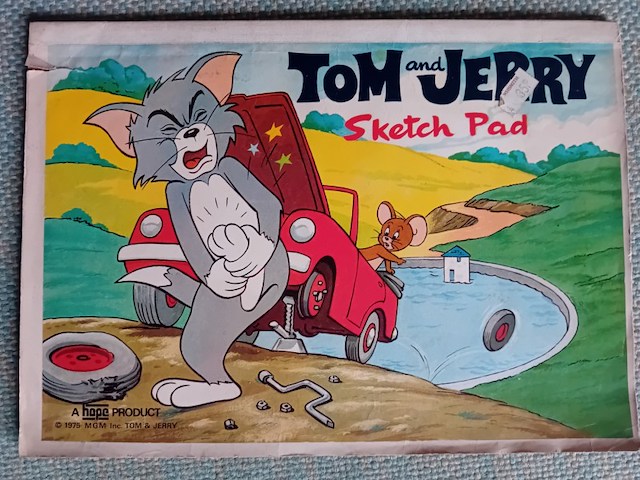 Tom and Jerry Sketch pad (Stara sveska)