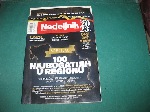 Nedeljnik br.572 - 573 (2023.) Sto najbogatijih kod nas