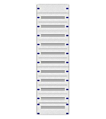 Umetak modularni, 2mod širine, 37 mod visina, za AC/KC orm.
sastoji se od 1x puna pokrivna ploča B3, 10x ploča sa otvorom G3, 1x ploča sa otvorom G4, 37U nosači, visina-1702mm, širina-495mm, dubi...