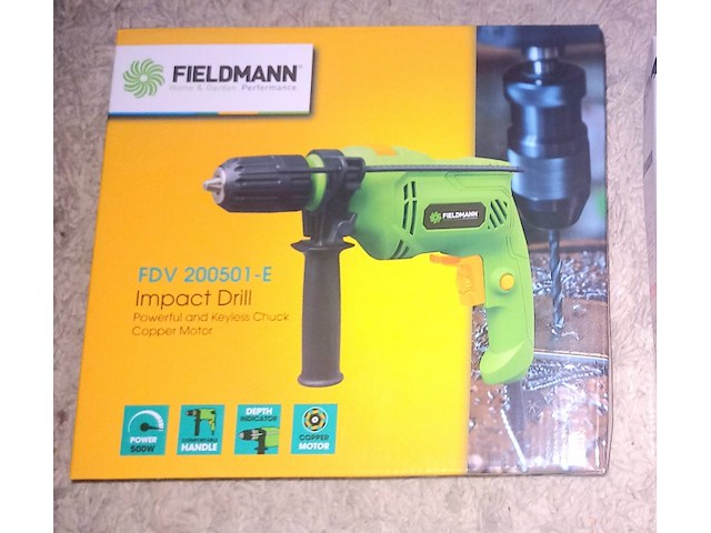 Fieldmann udarna bušilica Impact Drill 500W - NOVO