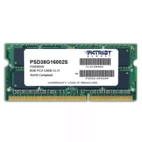 8GB DDR3 1600MHZ Patriot PSD38G16002S