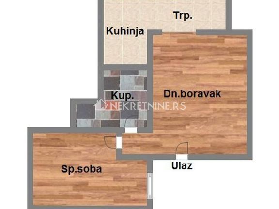 - 49m2 - Dvosoban u starogradnji - SPENS -