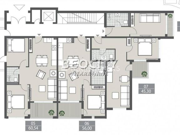 Tivat, Centar, Markuševina , 2.0, 56m2, 224100EUR