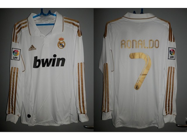 Real Madrid dres 2011-12 Cristiano Ronaldo 7 Dug rukav