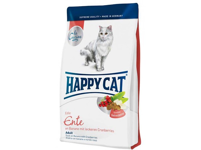 Hrana za mačke Happy Cat - La Cuisine - Pačetina banana brusnice 1,4kg