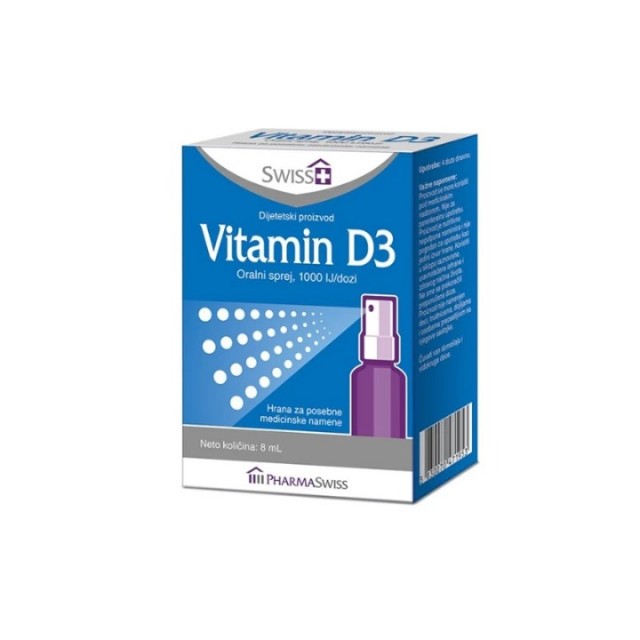 SWISS PLUS VITAMIN D3 SPREJ 1000 IJ 8ML
Opis
INFORMACIJE
NALOG
SERVIS
KORISNI LINKOVI