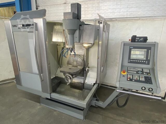 CNC 3 + 2 osa vertikalni obradni centar, glodalica, obradni centar, 5 osi,
DECKEL MAHO DMU 35 M - SIEMENS 810D mit ShopMill