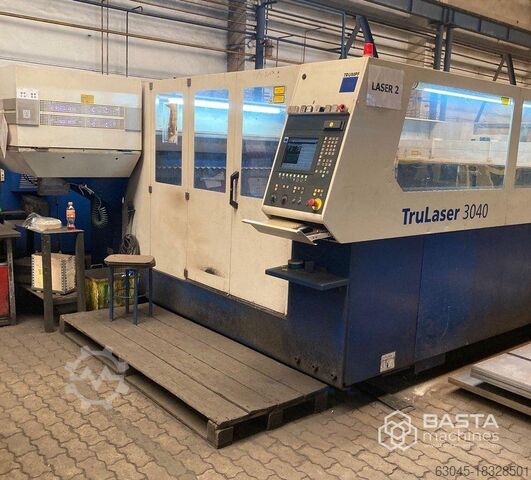 2007 TRUMPF TruLaser 3040, tip lasera TruFlov 4000
TRUMPF TruLaser 3040, type of laser TruFlow 4000