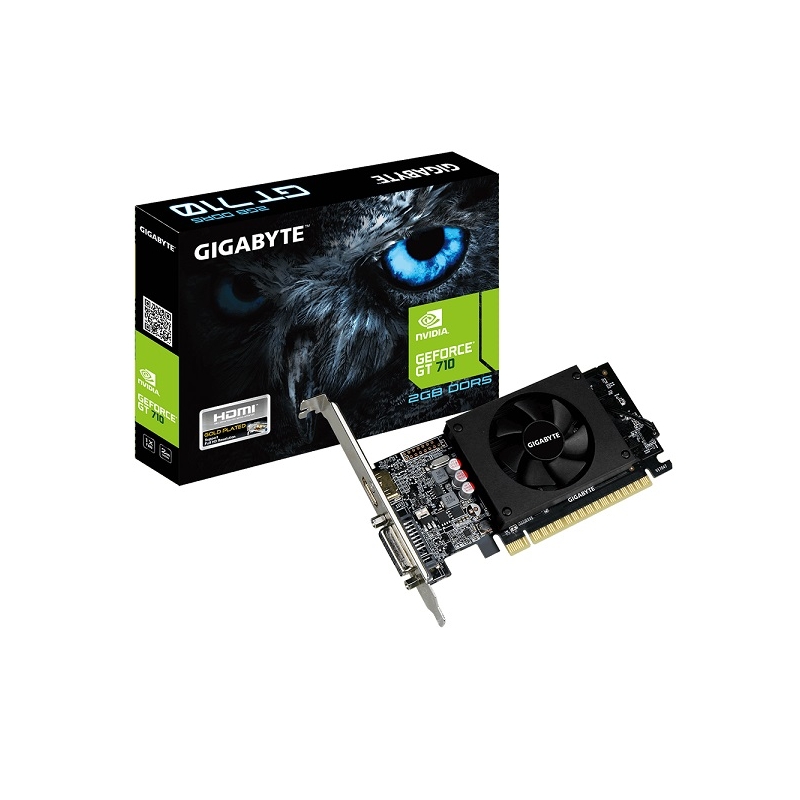 GIGABYTE NVD GT 710 2GB DDR5 64BIT GV-N710D5-2GL