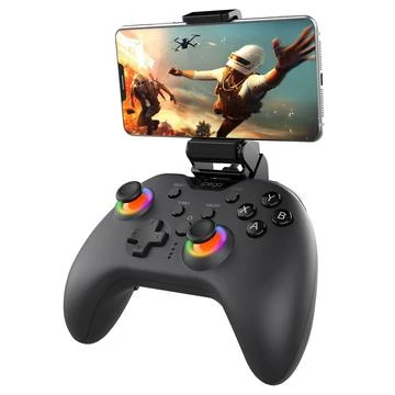 IPEGA PG-9111C SILENT WIRELESS GAMING CONTROLLER WITH RGB - ANDROID/IOS/PS4/PC/SWITCH - BLACK