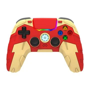 IPEGA PG-P4020A WIRELESS CONTROLLER/GAMEPAD - PC/PS4/PS3/IOS - RED / BEIGE