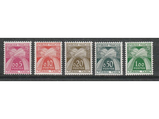 France - 1960 - Timbre taxe - Sheaves of Wheat **