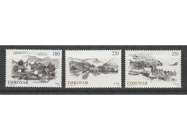 Faroe Islands - 1982 - Villages **