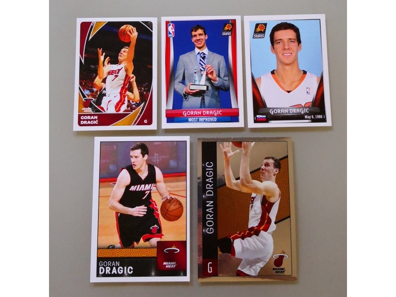 Goran DRAGIC LOT 5 Panini NBA slicica!