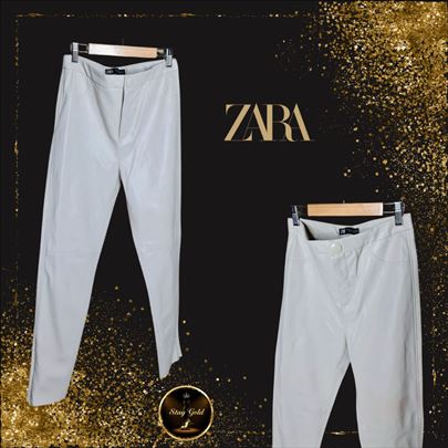 Zara faux leather pantalone