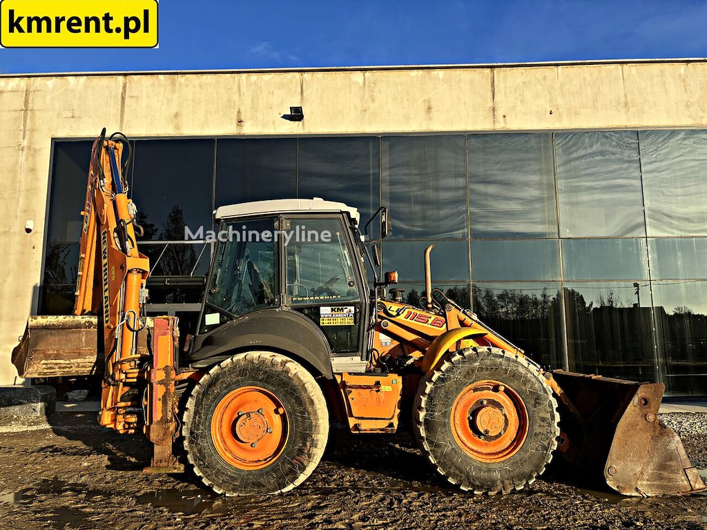 New Holland LB 115 - 4PS KOPARKO-ŁADOWARKA | 110 JCB 3CX CAT 428 432 CASE 59 bager-utovarivač