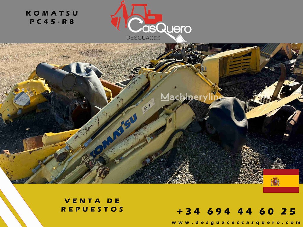 Komatsu PC45-R8 mini bager po rezervnim delovima