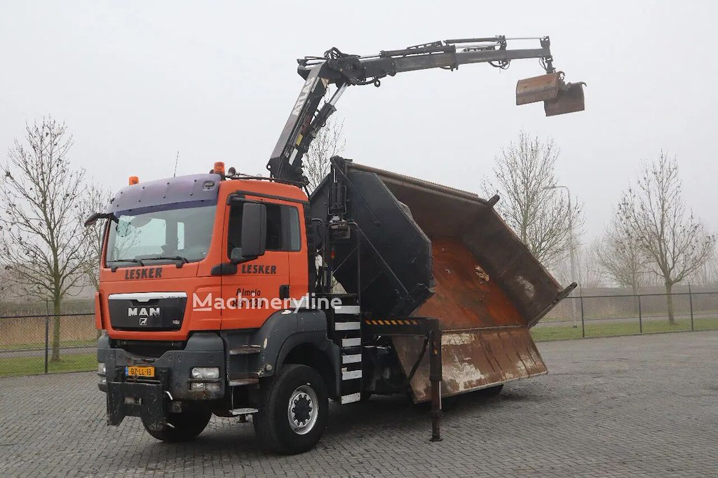 MAN TGS 33.440 6X6 | 2 SIDE TIPPER | ATLAS 165.2 | GRAB | BIG AXLES pokretna dizalica