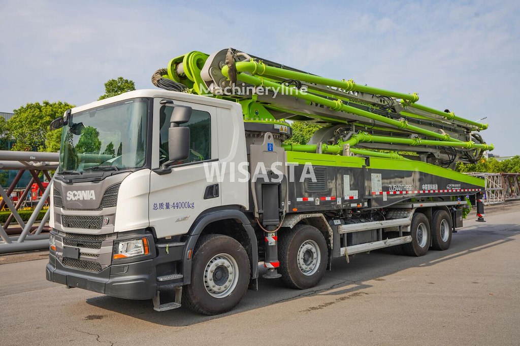 Zoomlion 2021 Years 59m Scaina Chassis Used Concrete Pump Truck pumpa za beton