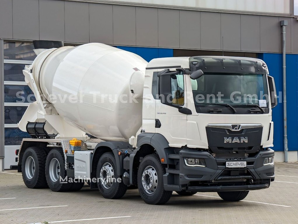 Novi MAN TGS 32.440 Betonmischer EML 9 / 8x4 / BB kamion s mešalicom za beton