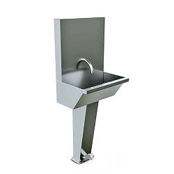 Sind - Wall sink with foot control