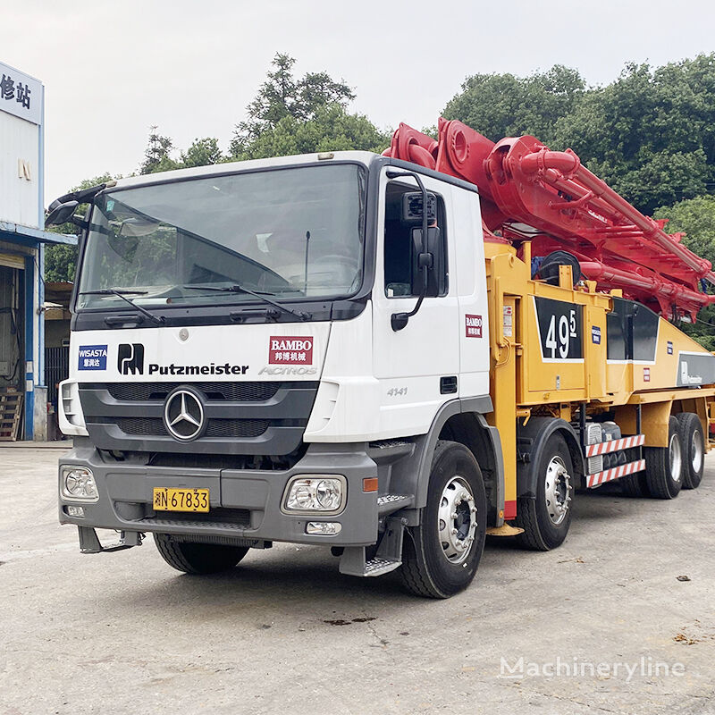 Putzmeister na šasiji Mercedes-Benz Actros pumpa za beton
