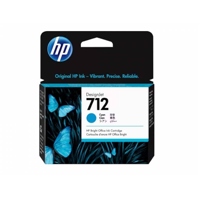 HP 712 29-ml Cyan DesignJet Ink Cartridge