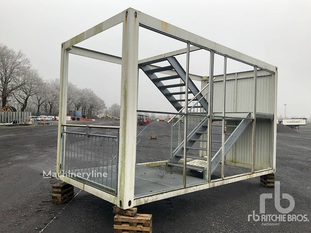 Prodaje se Office Staircase Container 20 ft stambeno-poslovni kontejner na aukciji