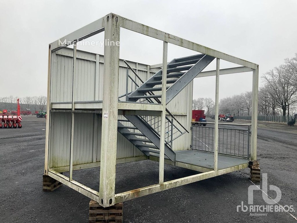 Prodaje se Office Staircase Container 20 ft stambeno-poslovni kontejner na aukciji