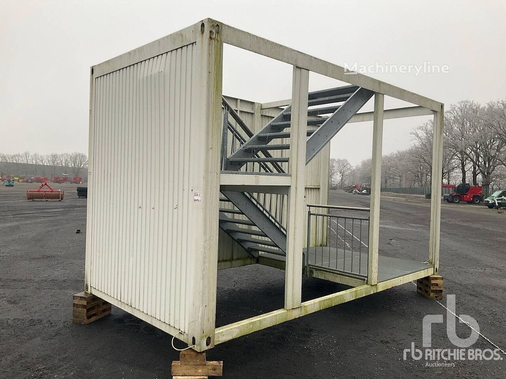 Prodaje se Office Staircase Container 20 ft stambeno-poslovni kontejner na aukciji