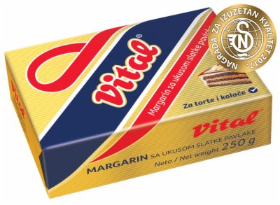 MARGARIN UKUS SLATKE PAVLAKE VITAL 250G
MARGARIN UKUS SLATKE PAVLAKE VITAL 250G