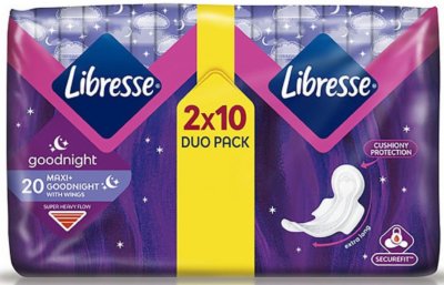 ULOŠCI HIGIJENSKI MAXI GOODNIGHT DUO LIBRESSE 20/1
ULOŠCI HIGIJENSKI MAXI GOODNIGHT DUO LIBRESSE 20/1