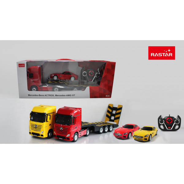 Rastar Kamion na daljinski 1:26 Mercedes Benz i auto 1:24 310995