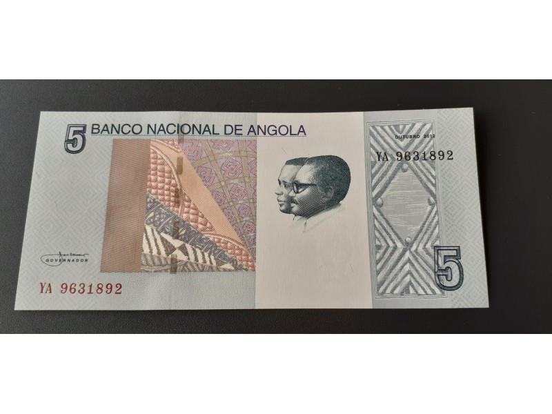 ANGOLA 5 KWANZAS.UNC.