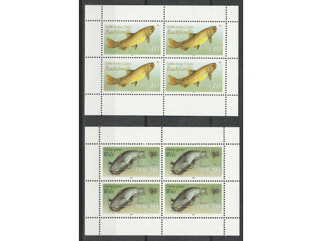 DDR - Freshwater Fish - 1987 **