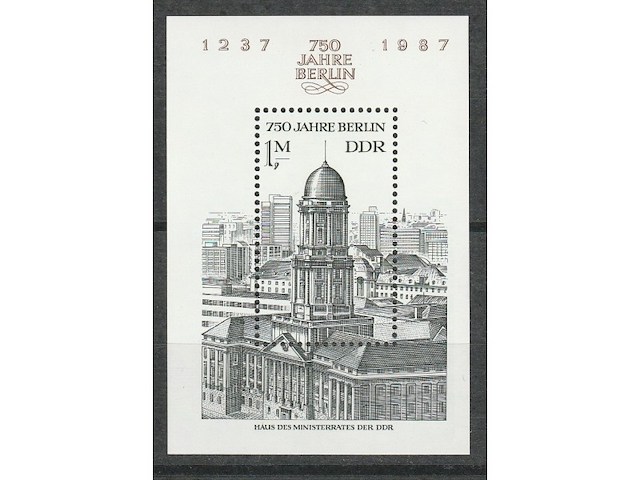 DDR - 750 Jahre Berlin - 1986 **