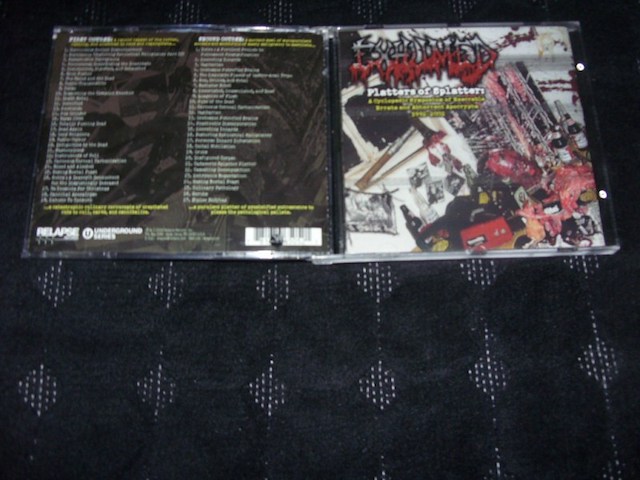 Exhumed – Platters Of Splatter 2CD Relapse USA 2004.