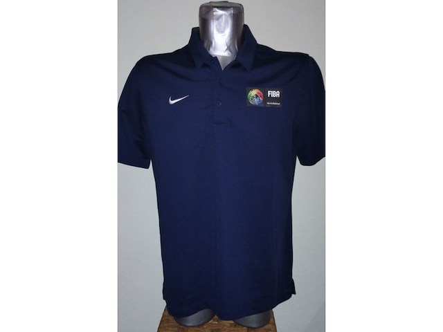 FIBA tamno plava Nike polo majica, NOVO