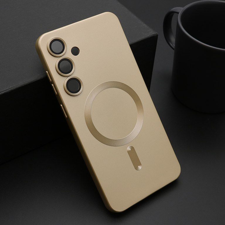 Futrola ELEGANT MAGSAFE za Samsung S936B Galaxy S25 Plus 5G zlatna