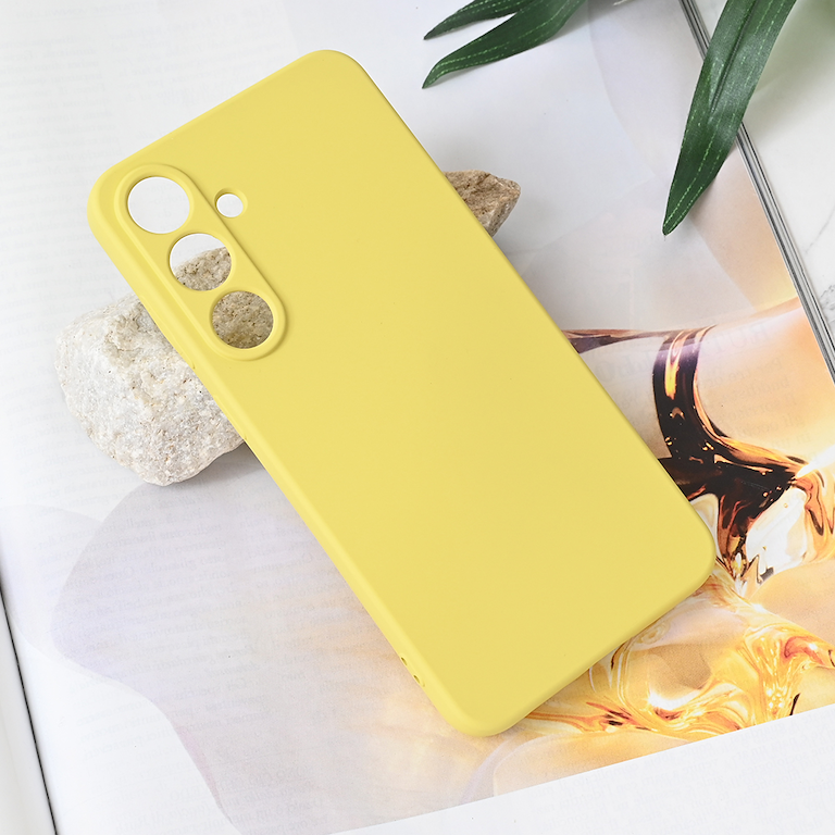 Maska(futrola) Teracell Soft Velvet za Samsung S936B Galaxy S25 Plus zuta